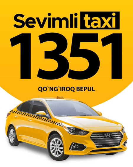 Sevimli taxi 1351 Shofirkon taxi xaydovchilarni doimiy ishga taklif