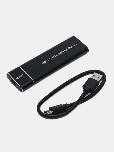 Корпус кейс для M2 NVMe SSD USB Type-c адаптеру 6Гбит/с USB 3.0