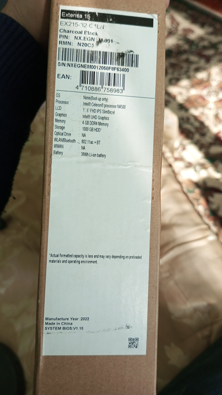 Acer extenca 15 4050