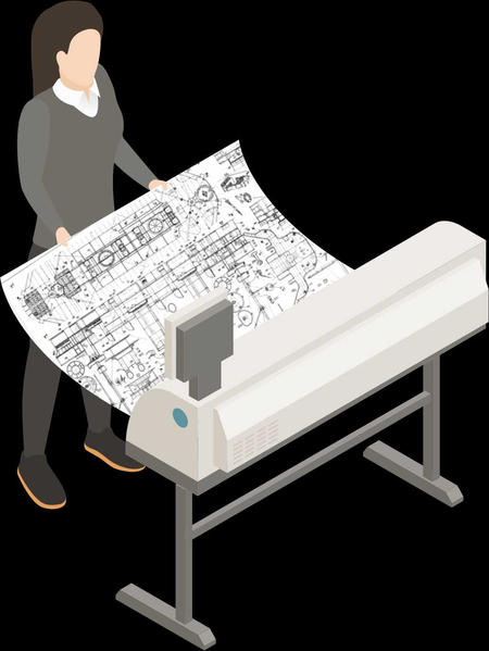 Широкоформатная сканирование A0 A1 A2 A3 A4
