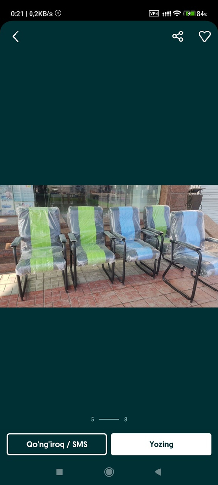 Xar xil turdagi sifatli kreslolar zakazga yasab beriladi