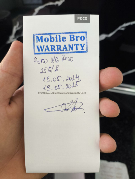 POCO X 6 PRO 5g BOR 256 8+8 Rangi qora. Aloqa 20/7