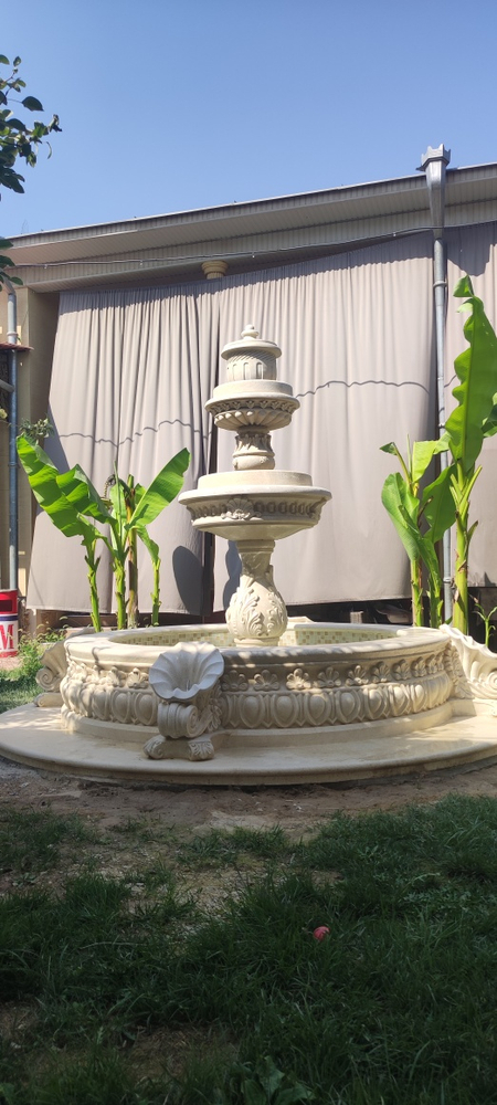 Favvora.uz decorative fountain construction