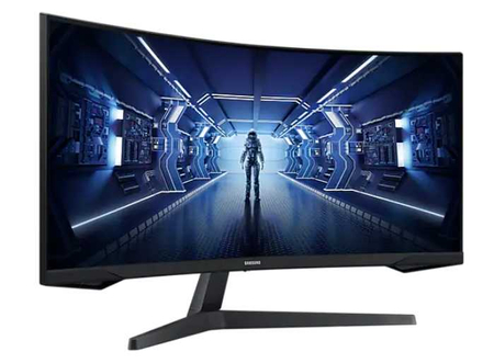 34-дюмовый игровой монитор Samsung Odyssey G5 G55T UWQHD 165 Гц
