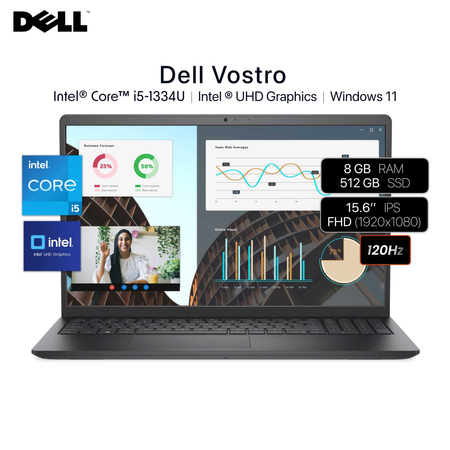 DELL Vostro 3520 Intel® Core™ i5-1334u 8/512 GB 15.6\\\