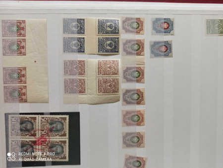Коллекционные почтовые марки ранних выпусков разных стран