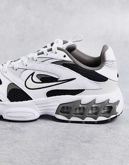Nike Zoom Air Fire sneakers in black and white