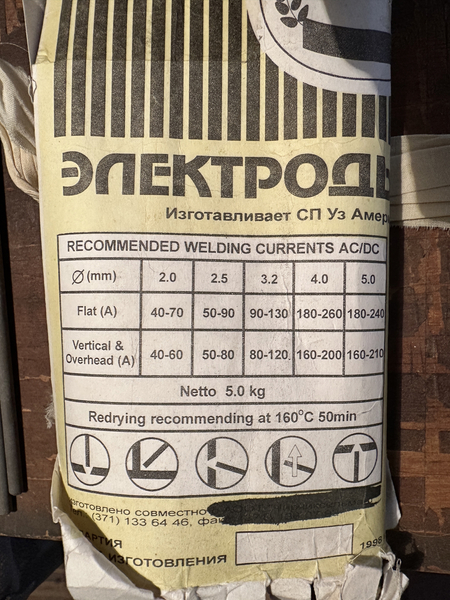 Продам электроды ссср