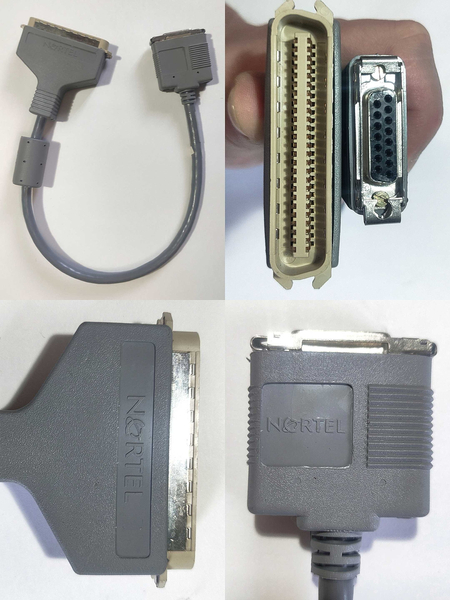 NORTEL. Переходник RS232. Null Modem Eliminator. Db25. Канада