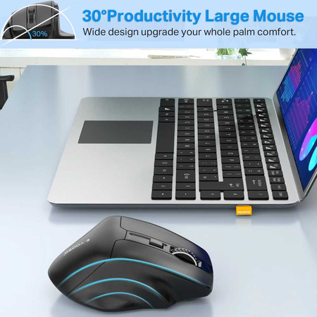 E-YOOSO X-31 USB 2.4G Simsiz o'yin sichqonchasi katta qo'llar uchun