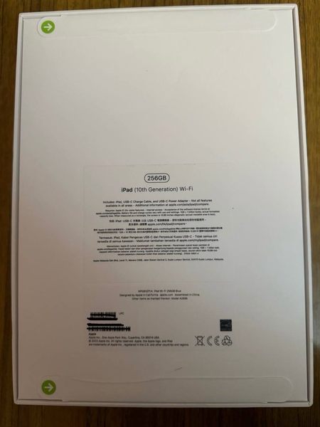 Новый iPad 10 экран 10.9 256GB WiFi Blue