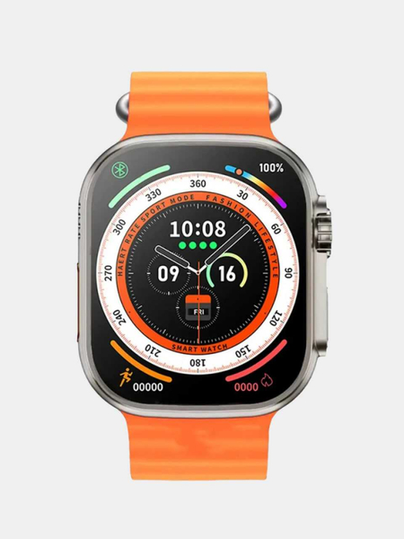 smart watch x8 ultra qora va sabzirang