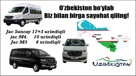 O'zbekiston Bo'lab JAC MikroAvtobuslarida Sayohat Qiling