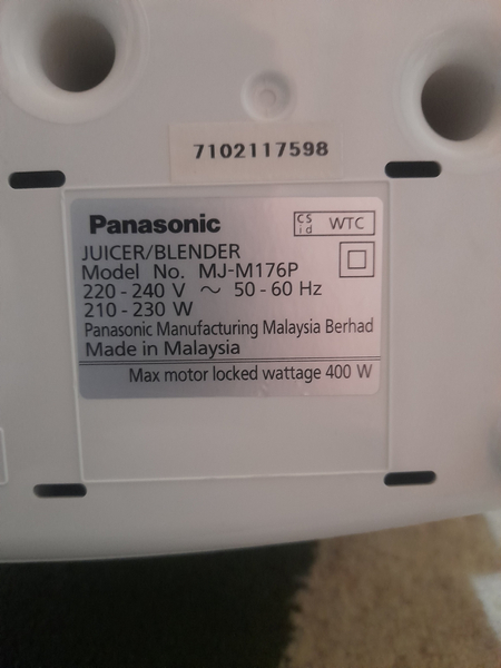 Сокавыжималка Блендер Panasonic