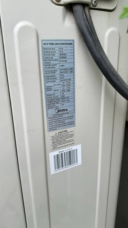 Konditsioner Midea 60 000 BTU