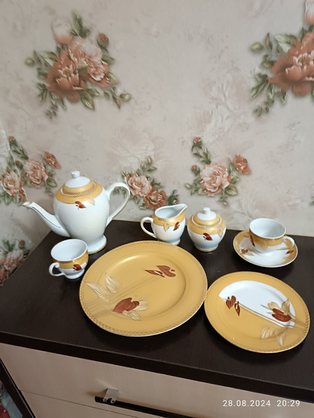 Сервис чайный новый керамика