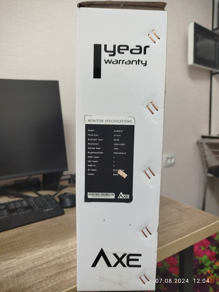 Монитор AXE GLADIO CURVED 27