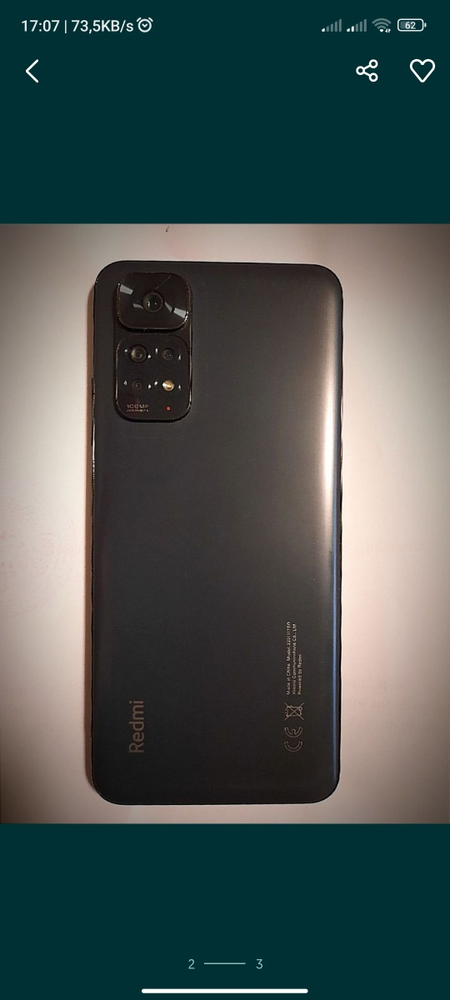 Redmi Note 11S Xolati Yaxwi