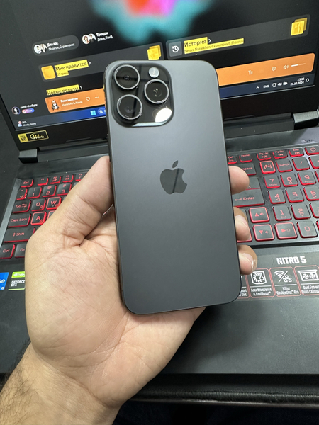 Iphone 15 pro max black titanium 256 GB
