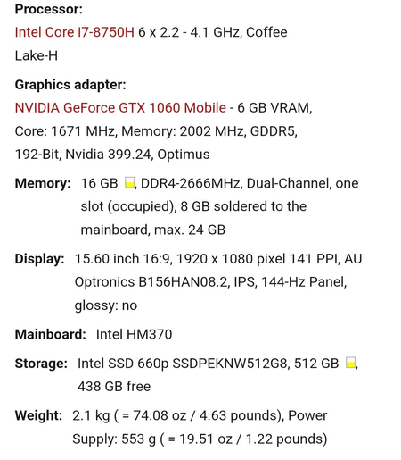 Noutbuk Asus GX531G ROG