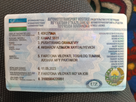 Kamaz sotiladi xolati órta