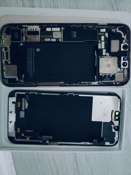 Iphone 11 zapchastga yaxshi lab oʻqing, pushti 128gb