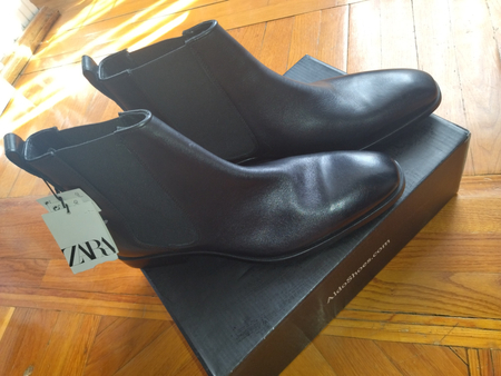 Мужские полусапожки ZARA, челси