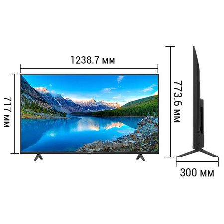 TCL 55P635 4K HDR GOOGLE TV + бесплатные каналы,