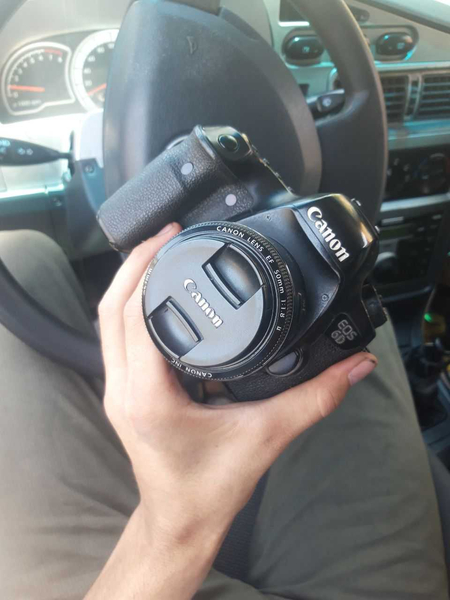 canon 6d +50 mm(1.8)  obektiv sotiladi