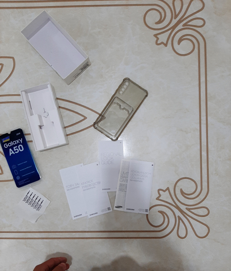 Samsung GalaxyA50 Кар/Дак Тиник усто курмаган телефон чехол комплектда