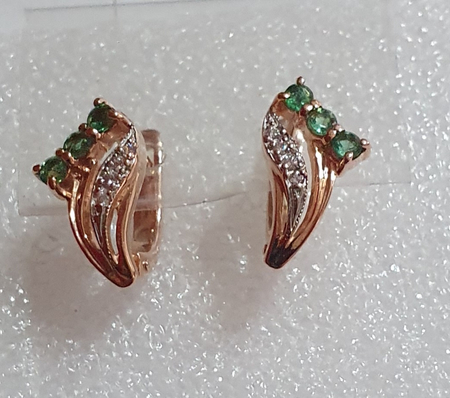 Сережки  бриллиантовые.