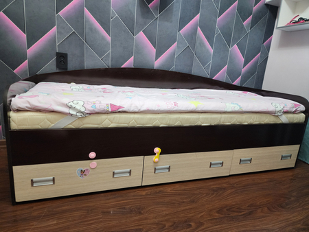 Кровать односпальная, 2*80 б/у