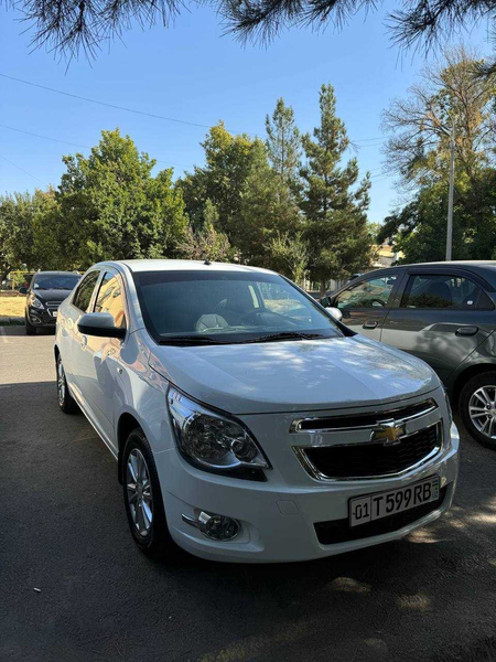 2023 й. Cobalt 4-позиция. 12900 км. Оқ рангли. Пропан 4 авлод таблетка