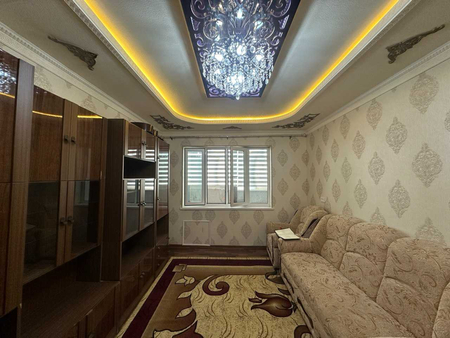 Срочно продаётся 3х ком с ремонтом и мебелью, 6 метровый балконом