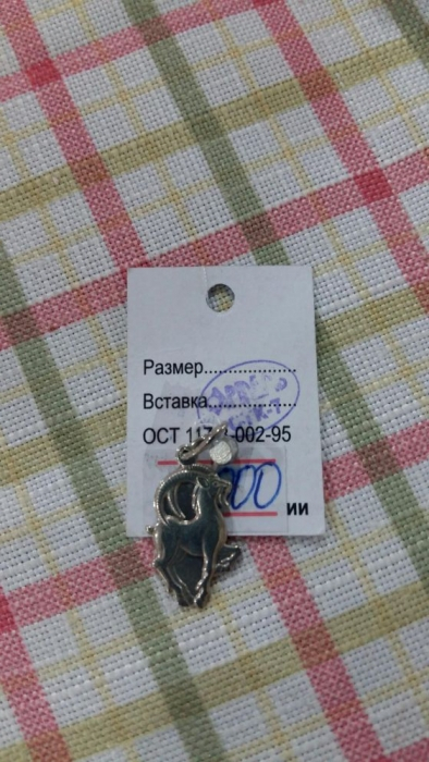 Серебряные подвески  знак подарок для любимыхи Зодиака.