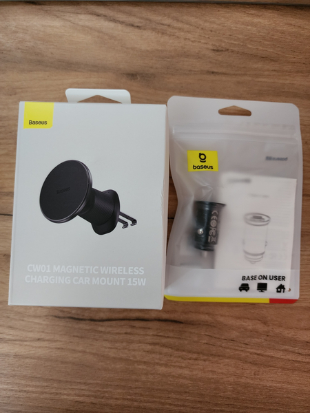 Baseus Simsiz Zaryadlovchi 15W Car Charger