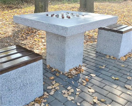 Фибробетон скамейка