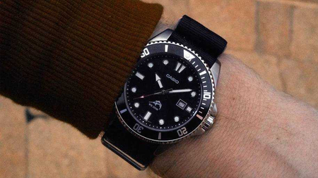 мужские часы Casio Duro Black