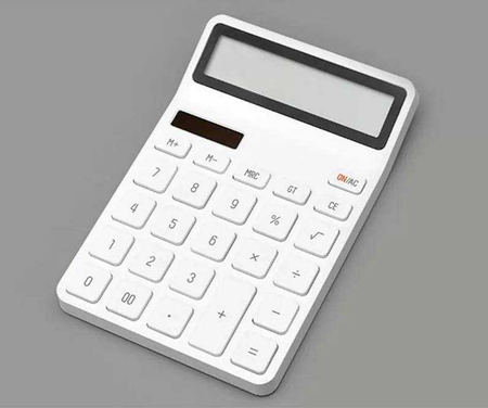 Акция! Калькулятор Xiaomi Kaco Lemo Desk Electronic Calculator White