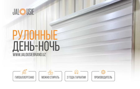 Жалюзи. Шторы Рулонные день и ночь Модель - Premium 115 V-41