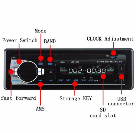 Magnitafon Pioneer radio fleshka bulutus