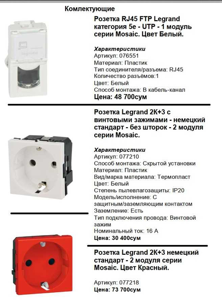 Лючки Legrand по новогодним ценам