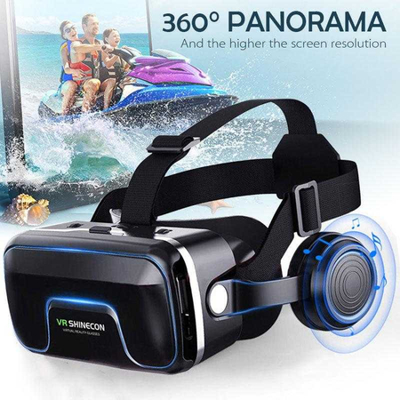 ДОСТАВКА! 3D Очки виртуальной реальности VR c наушниками Shinecon