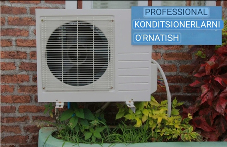 Kanditsioner ustanovka  Установка кандитционеров