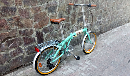 Bianchi. Стильный складной велосипед (Италия)