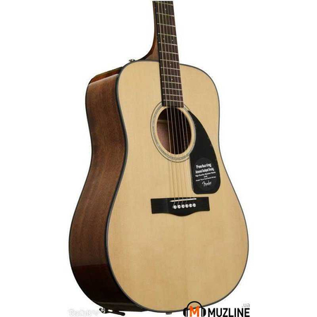 Fender CD-60  NAT . Dreadnought с фирменным жестким чехлом . Новая