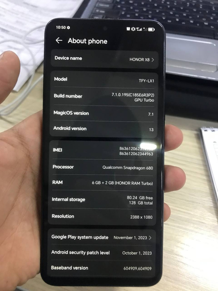 Smartfon HONOR X8