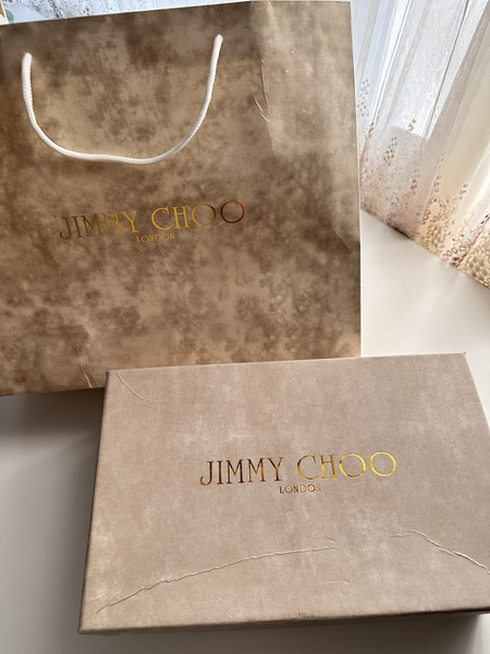 Белые туфли Jimmy Choo
