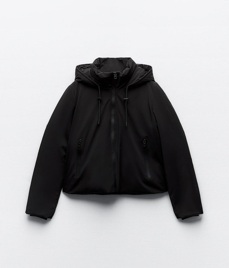 Утепленная парка ZARA