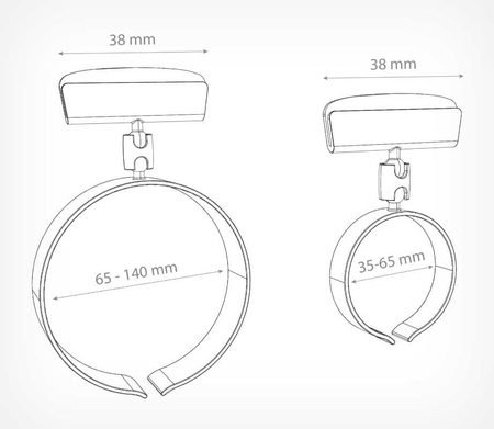 Ценникодержатель на колбасу ROLL-CLIP и RING-CLIP